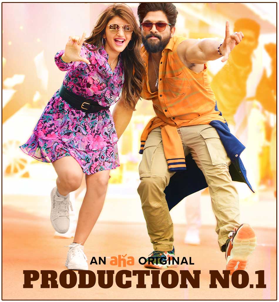 Aha Allu Arjun Sree Leela Glimpse Crazy