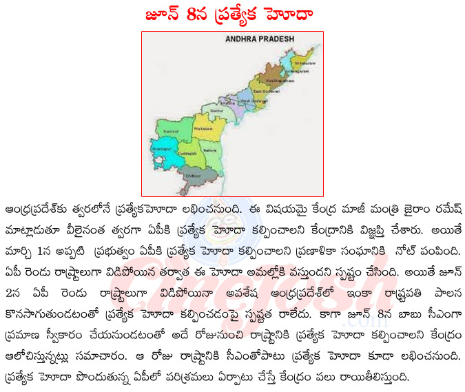 ap state,seemandhra state,babu pramana swikaram on june 8,special ...