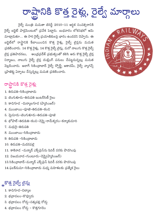 rail,budget,ap state rail, budget, ap state